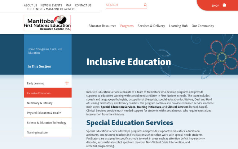 Manitoba First Nations Education Resources Centre Inc – Inclusive ...