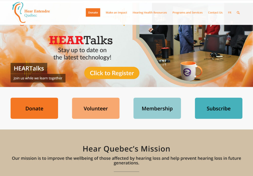 Deaf Youth HUB - Hear Entendre Québec