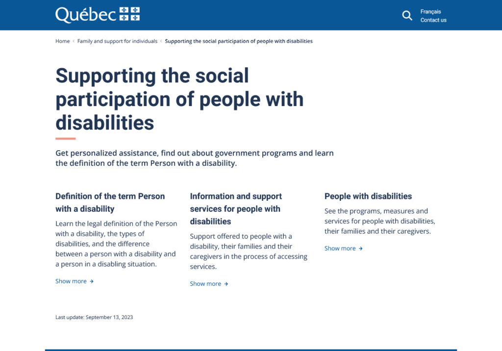 Supporting the social participation of people with disabilities – Deaf ...