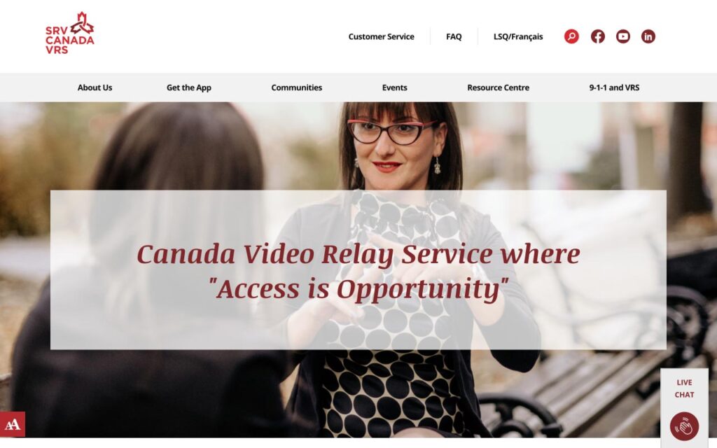 Canada Video Relay Service – Deaf Youth HUB